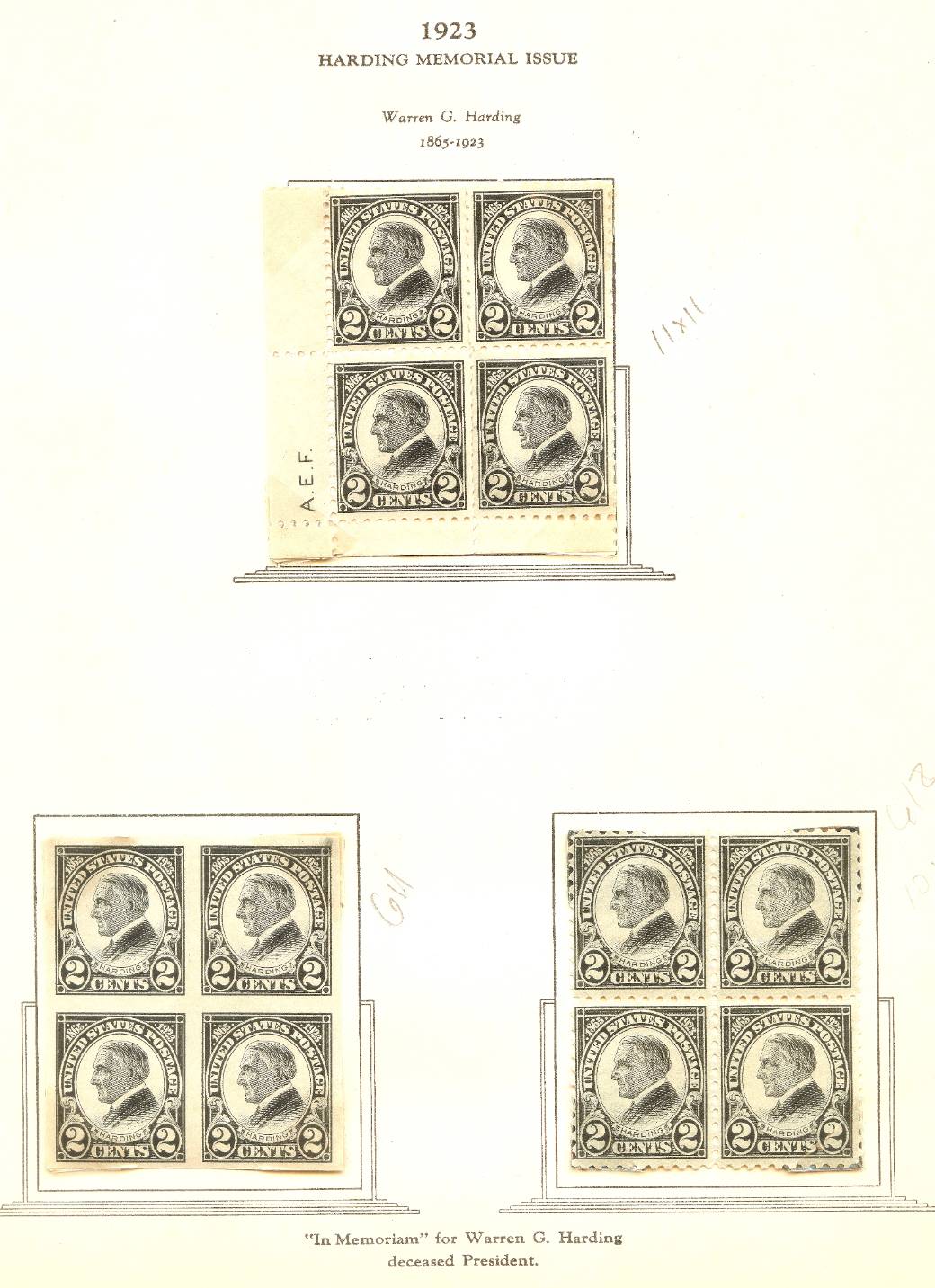 A.e.f. Stamps Not Well Documented? - Stamp Community Forum