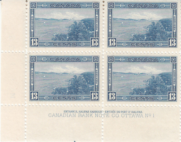 Unitrade 242 - Halifax Horbour - Missing Inscription - Stamp Community ...