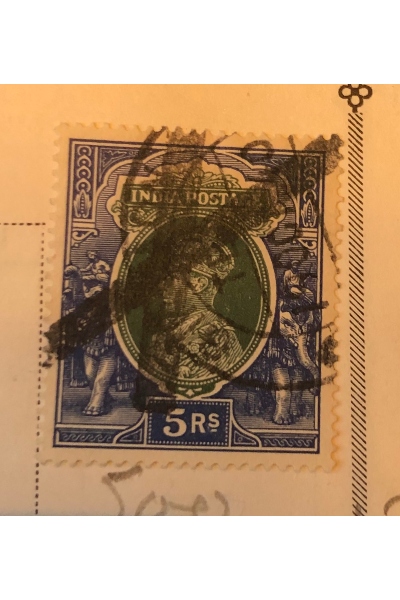 India Stamp With Handwritten "x" Over Cancellation - Stamp Community Forum