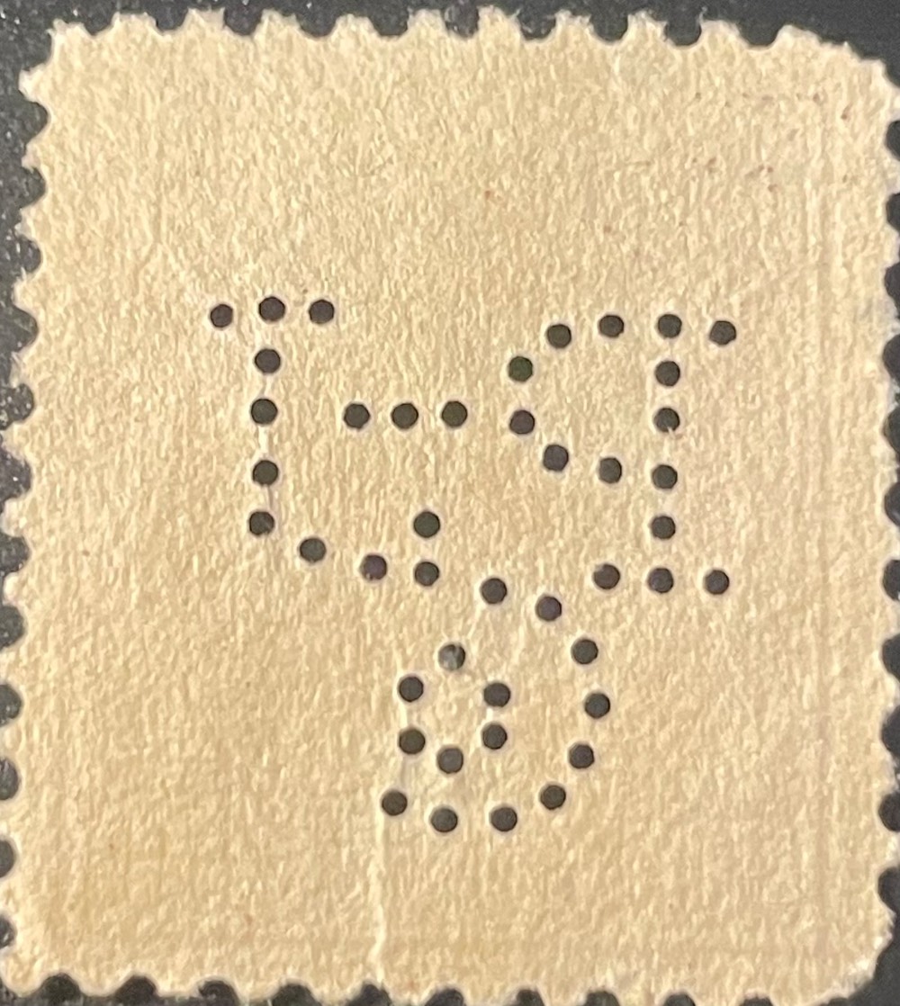 Stamp With Both Precancel & Perfin - Stamp Community Forum