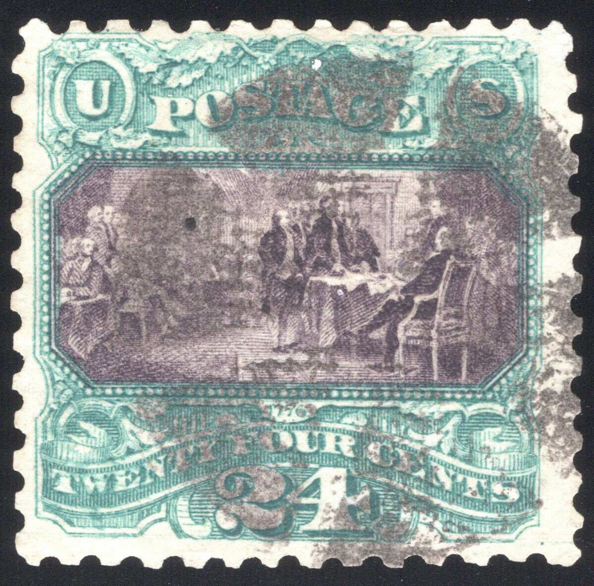 Just Stray Ink Or Double Transfer On This #120 - Stamp Community Forum