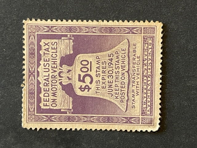 Fed Vehicle Use Tax Stamp - Stamp Community Forum