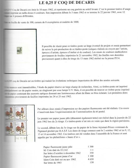 France Decaris Rooster Stamps 1962 And 1965 - Stamp Community Forum
