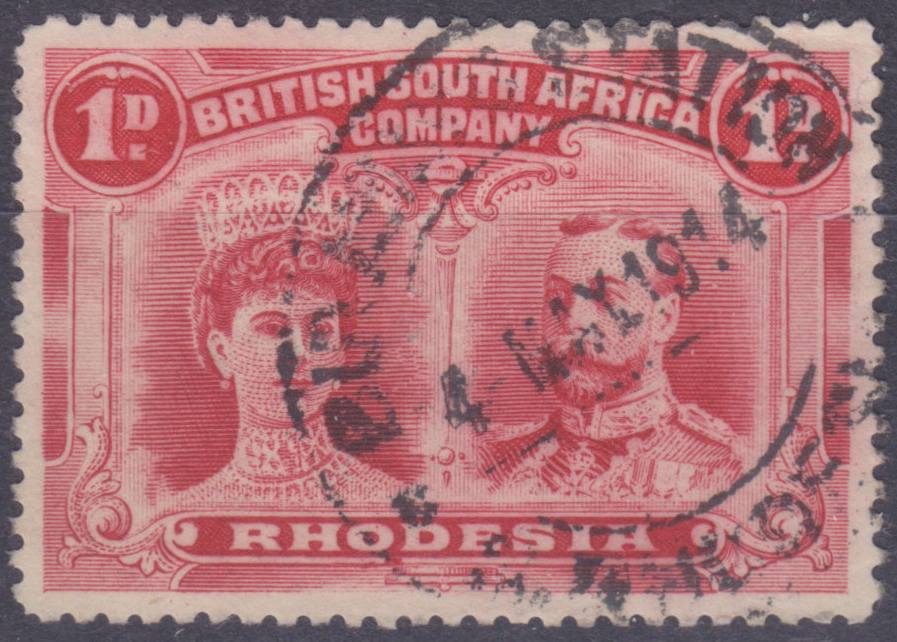 British South Africa Company 1-D (1910 – 1916) "od" Flaw - Stamp ...