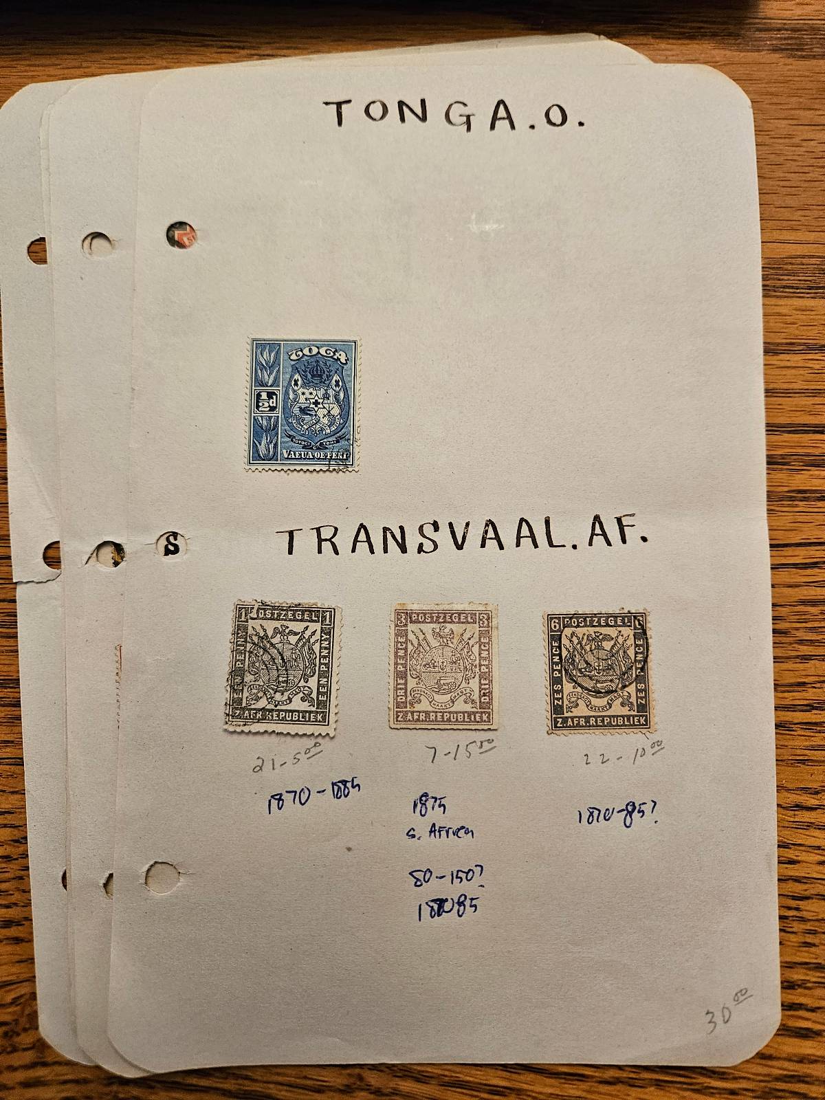 A Set Of Transvaal Stamps From 1870-85? - Stamp Community Forum