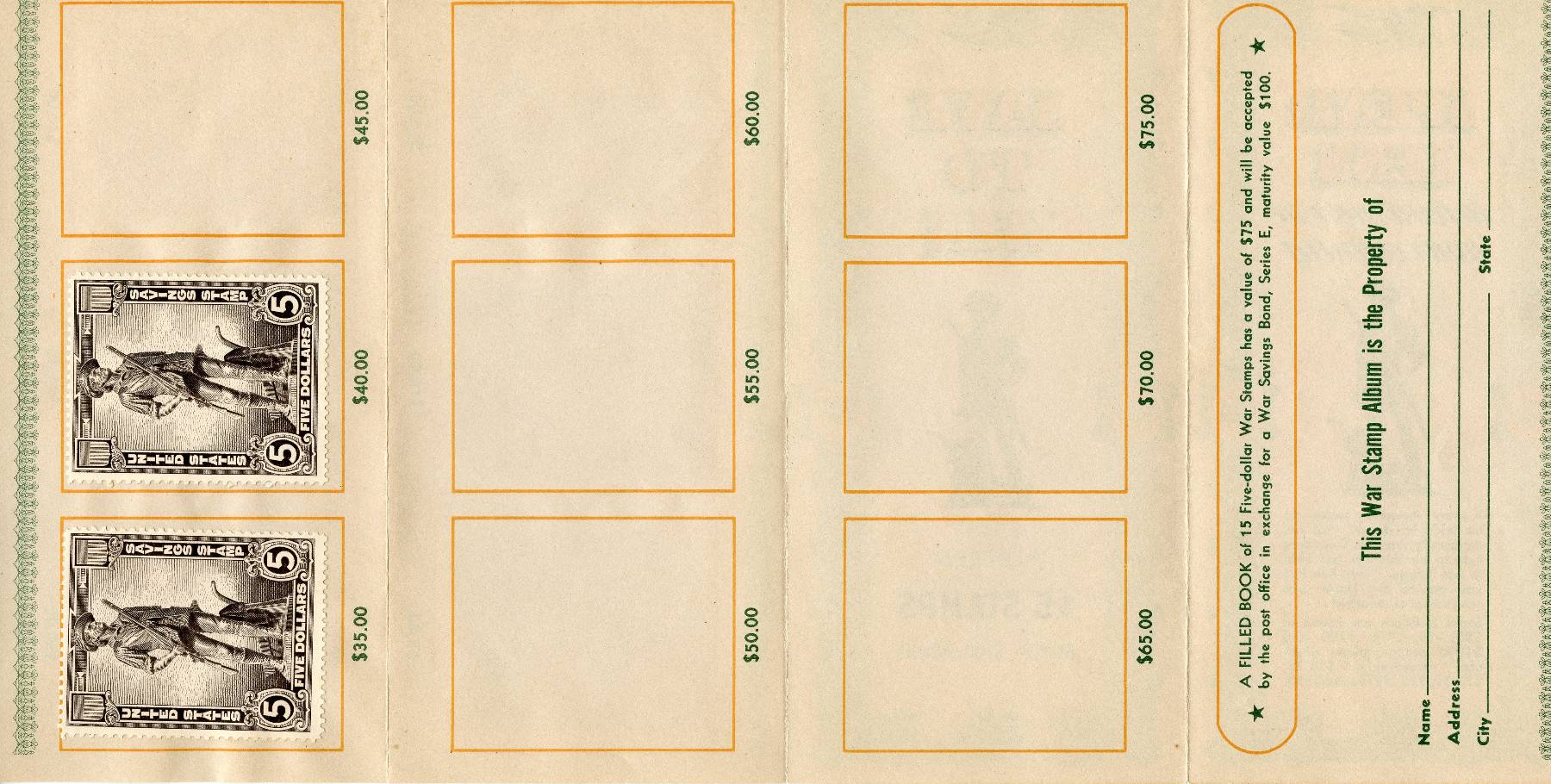 United States Defense Savings Bond Stamp Books - Stamp Community Forum