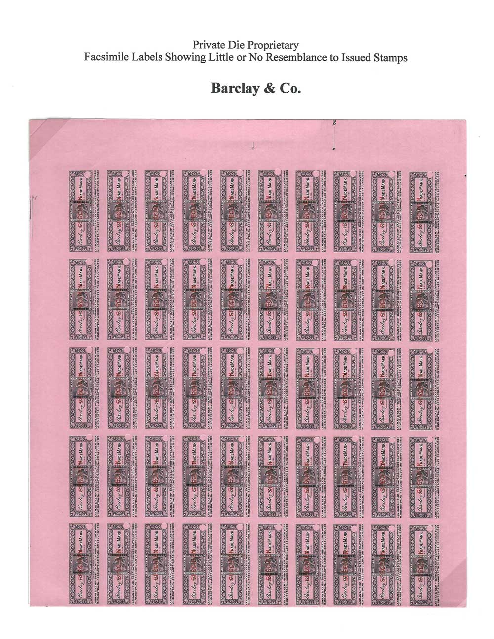 Match And Medicine Facsimile Labels - Stamp Community Forum