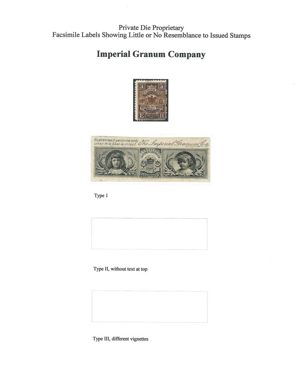 Match And Medicine Facsimile Labels - Stamp Community Forum