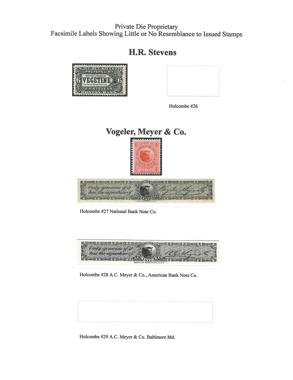 Match And Medicine Facsimile Labels - Stamp Community Forum