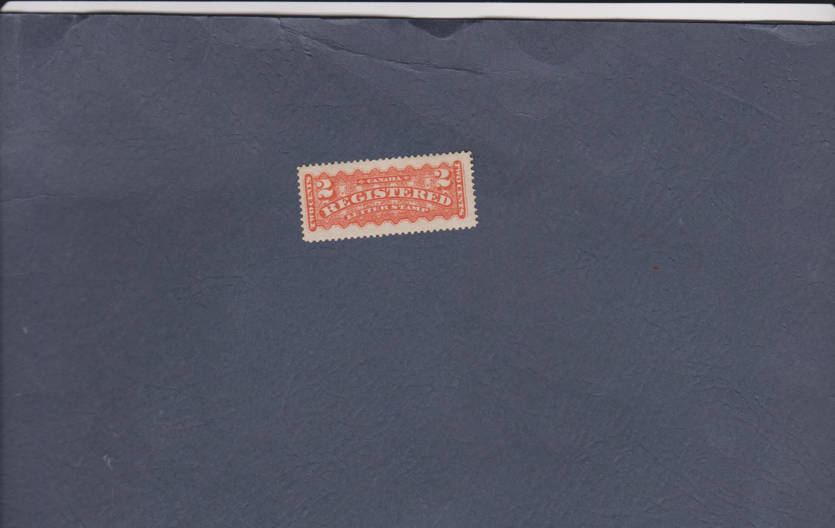 Canada 1875 Registered 2c Orange (Scf#1) What Variety? - Stamp ...