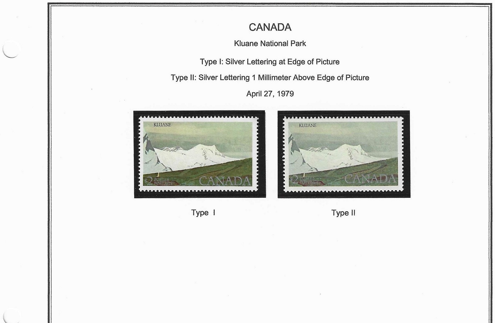 Canada Scott #727 Varieties - Stamp Community Forum
