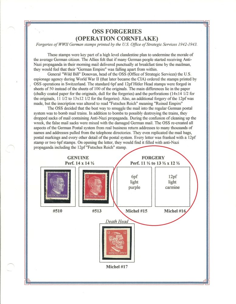 Looking For Oss WWII Forgeries. - Stamp Community Forum