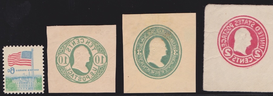 U364 Envelope Square With Reverse Impression On Back Of Square - Stamp ...