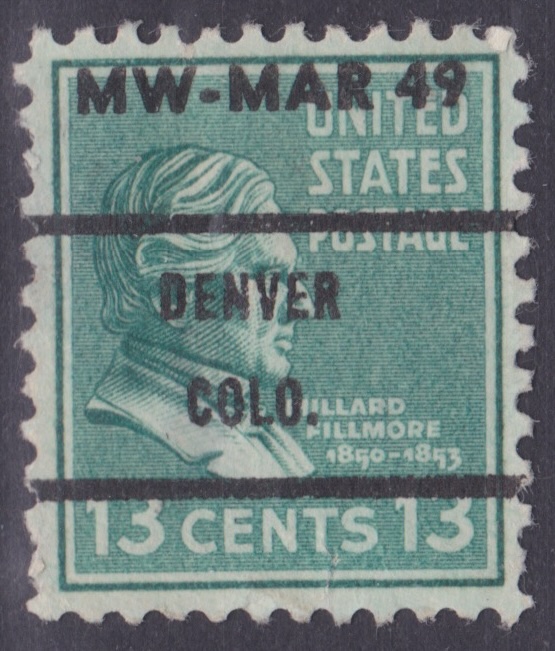 Double Precancel On A Dated Denver Stamp. - Stamp Community Forum