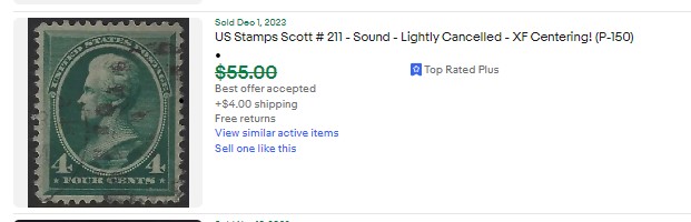 Catalogue Value. Scott 211 Vs 65. Help Me Understand. - Stamp Community ...