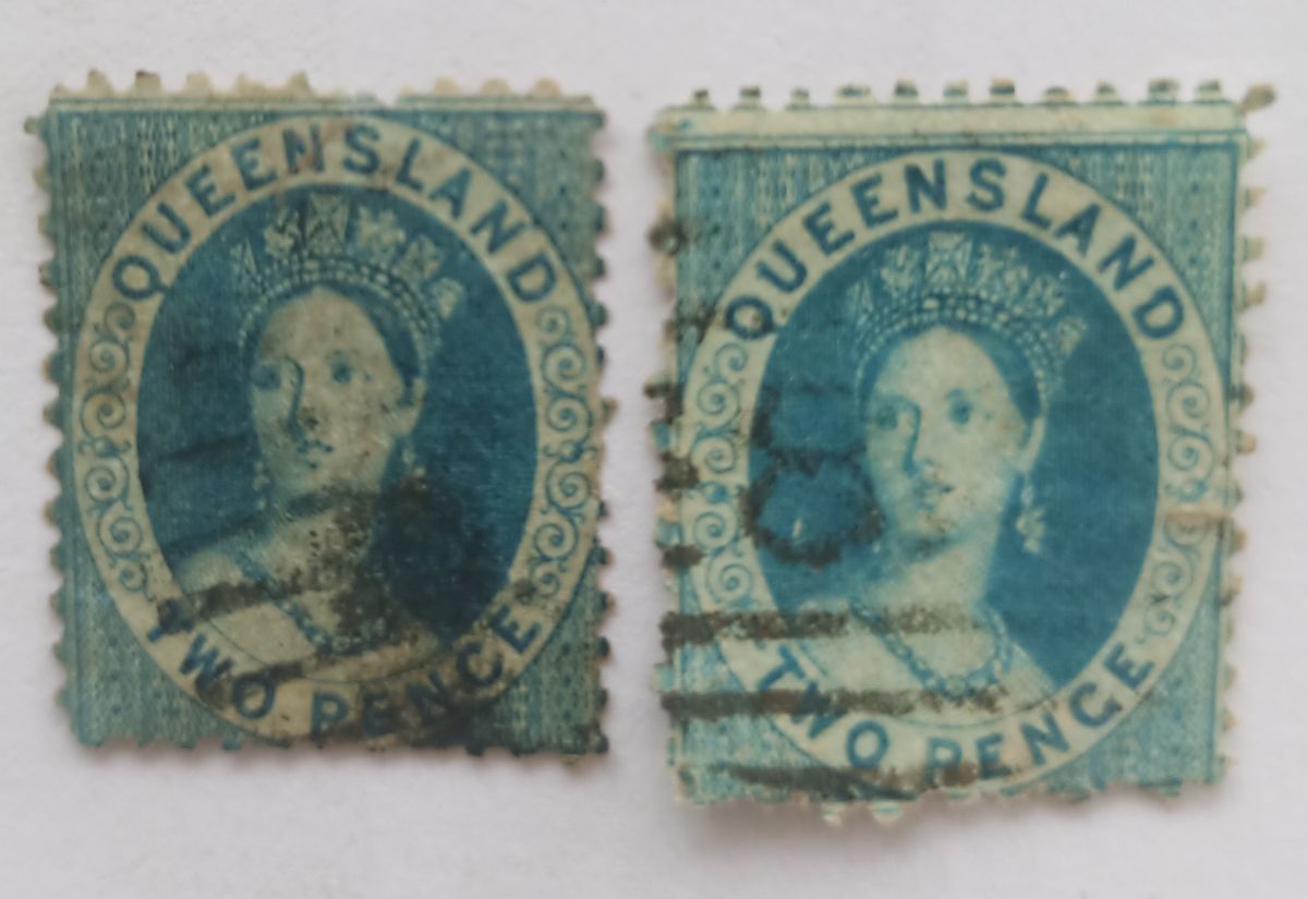Queensland 2-P 1876 Blue - Stamp Community Forum