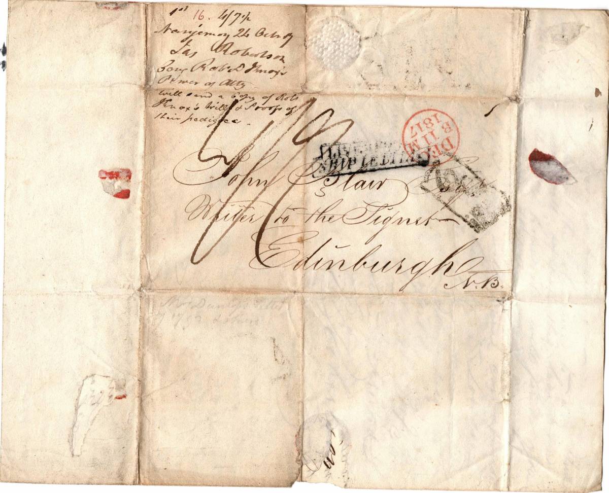 Help Deciphering One Line On 1817 Stampless Letter - Stamp Community Forum