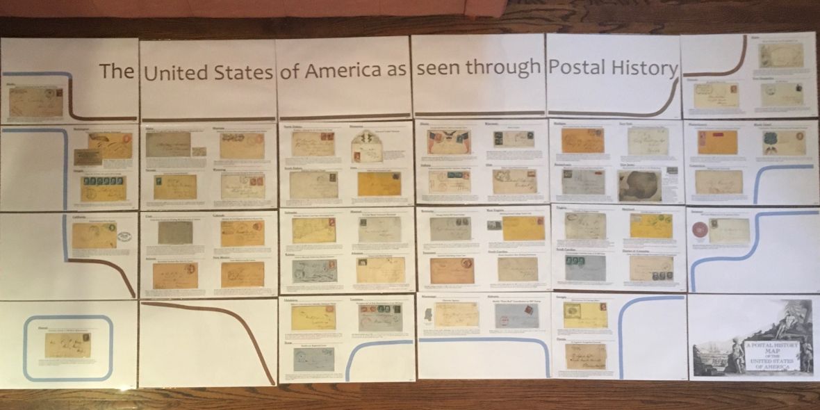 Postal History Map Of The United States - Stamp Community Forum