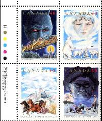 Canada Post 1991 Folktales 1334-1337 & Mcdonalds - Leftover Stamps ...