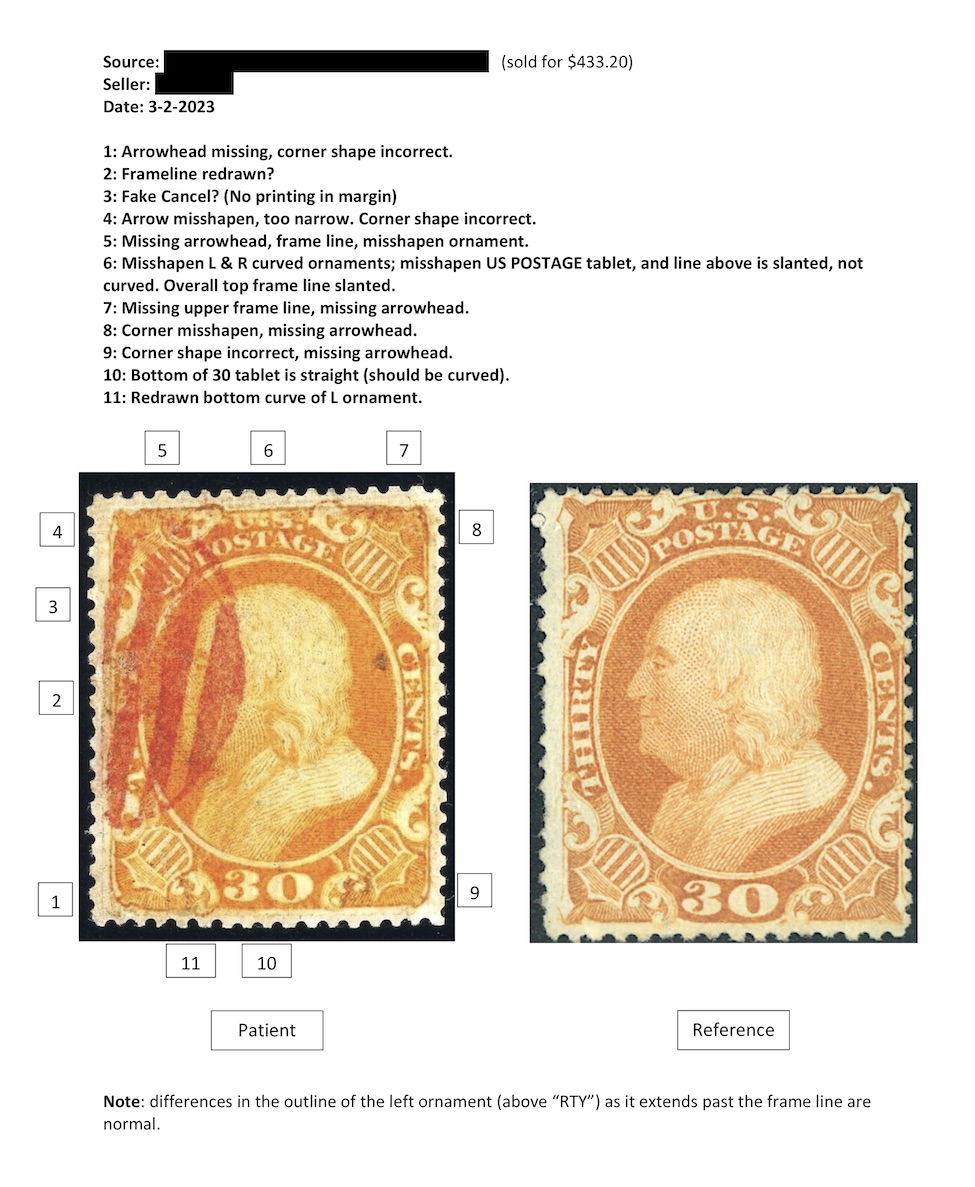 Scott 38 — 30¢ 1860. Legit? - Page 2 - Stamp Community Forum