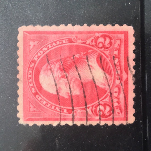 A88- Freaks Possible Scott 267 Type 3 Carmine 1895 (Hole In Triangle ...