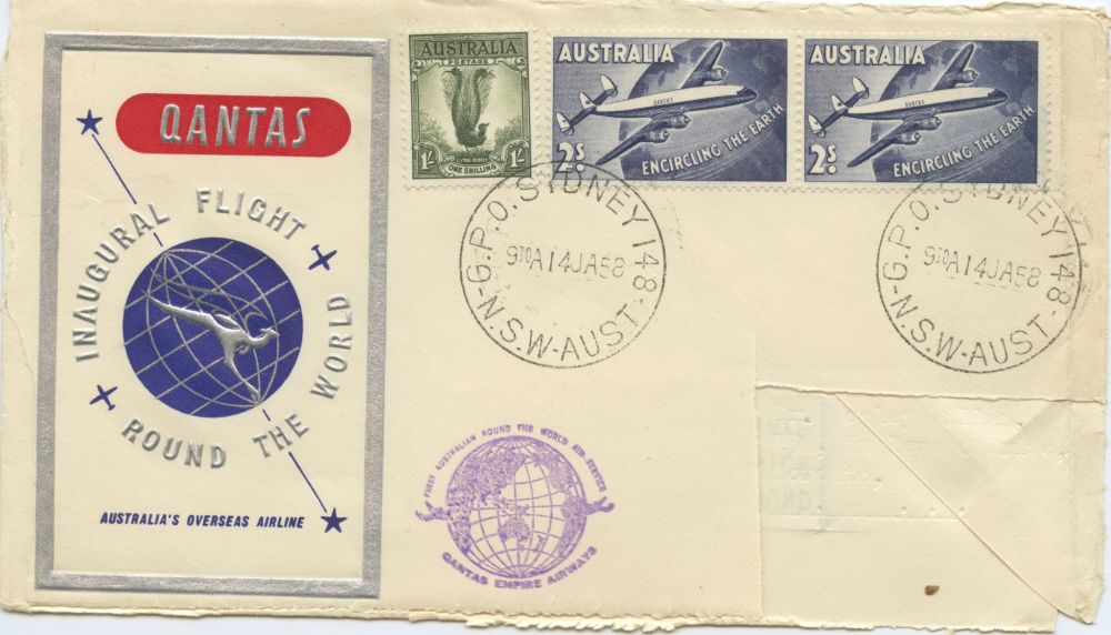 Fly-Specking Around The World With Qantas - Stamp Community Forum