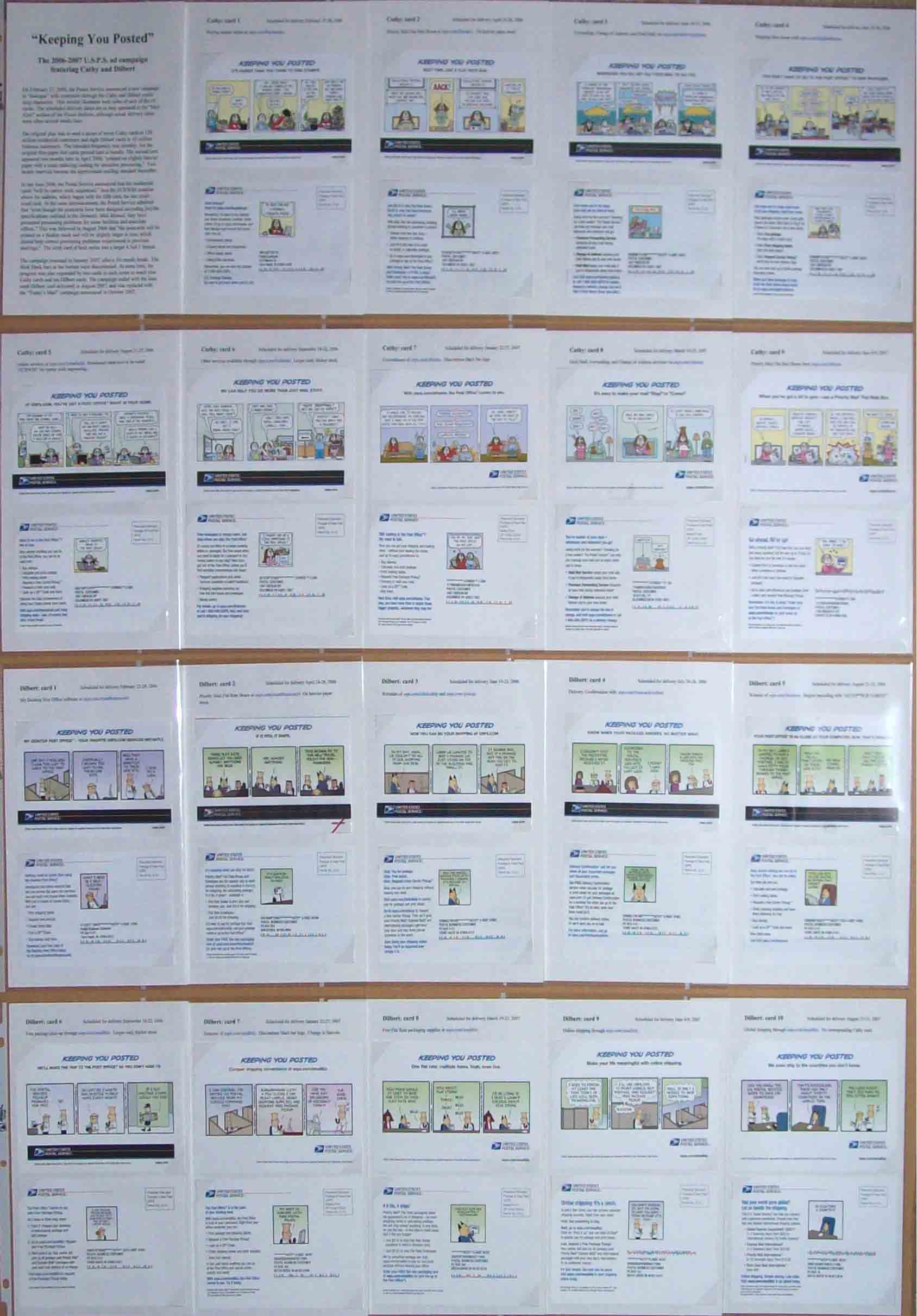 United States Postal Service Cathy Postcards - Stamp Community Forum