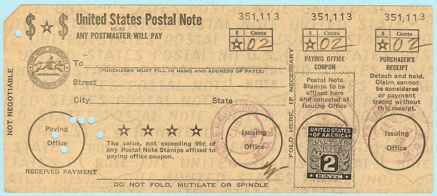 Complete Set Of Postal Notes On Documents - Stamp Community Forum