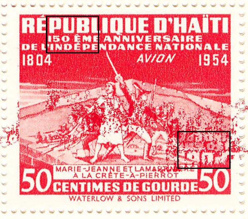 Is This "spoiled" Stamp From Haiti Of Any Value - Stamp Community Forum