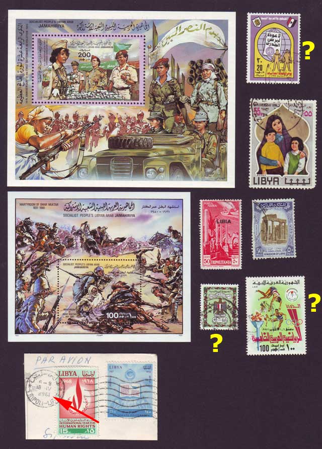 My Postage Stamps From Libya. - Stamp Community Forum