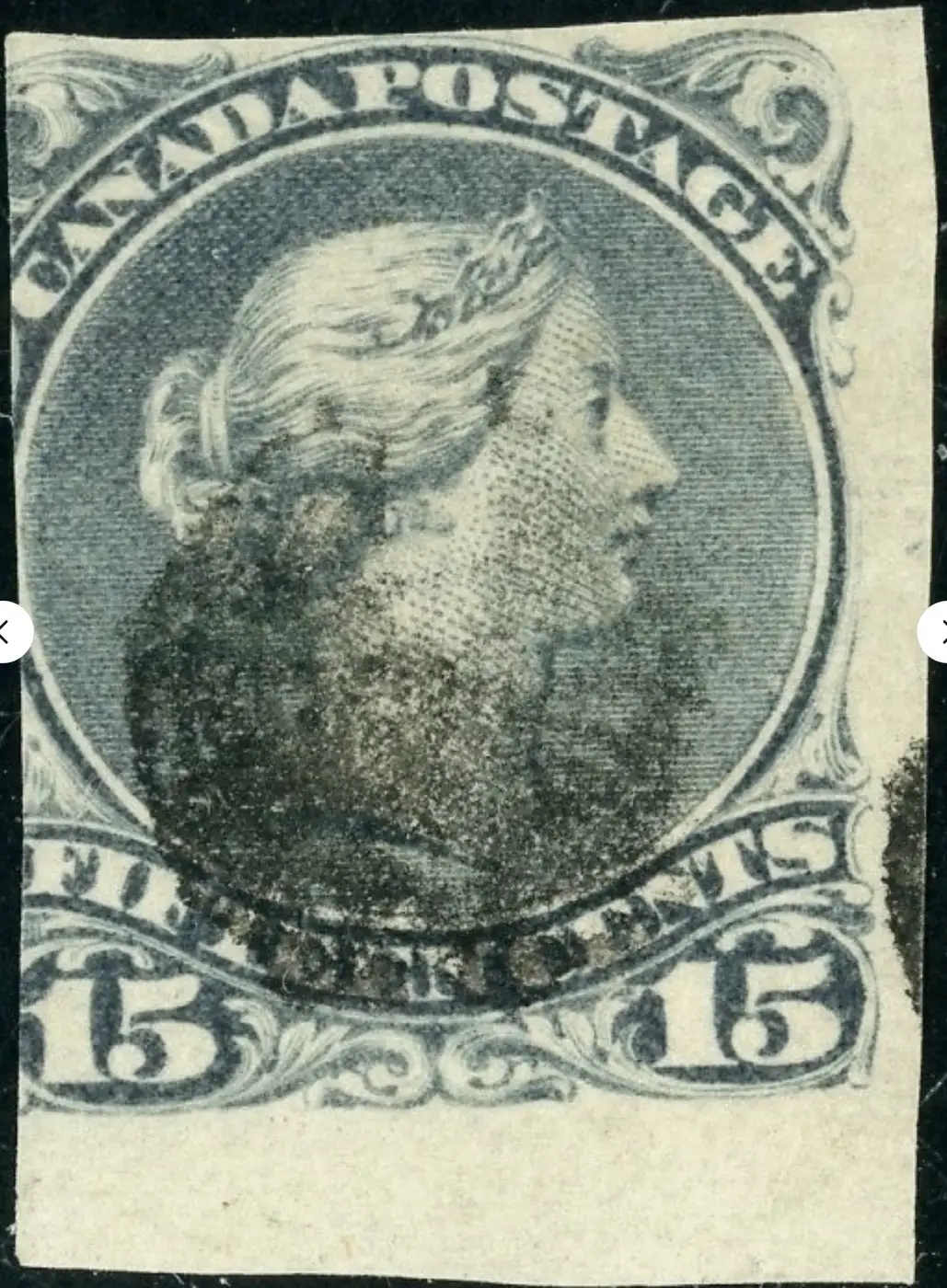 Scott 30 15 Cent Large Queen Imperforate - Does It Exist? - Stamp ...