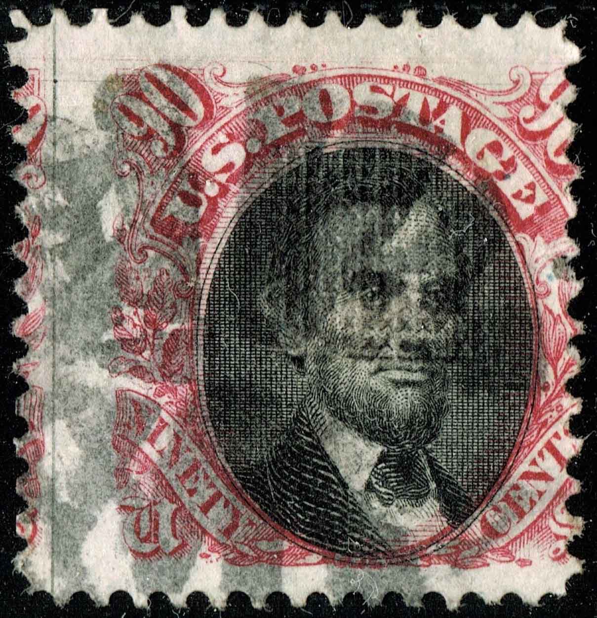 When Does Bad Centering Become A Good Thing? 90c US 122 - Stamp ...