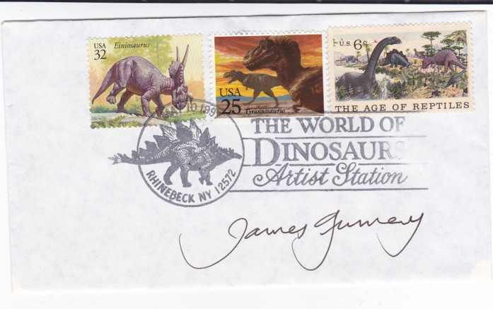 Artist Signed Dino Cover - Stamp Community Forum