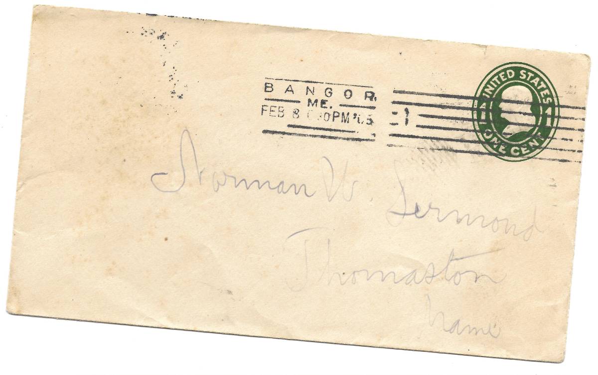 Envelope 1 Cent Franklin 1905 Predates Release Date? - Stamp Community ...