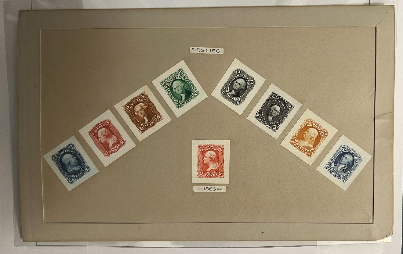 Roosevelt Album Page With 1861 "first Designs" Is Finally Mine - Stamp ...