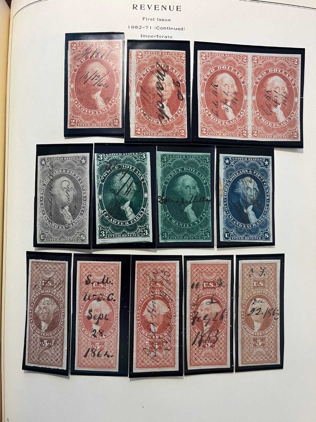First Issue Revenue Collection - Part I - Stamp Community Forum
