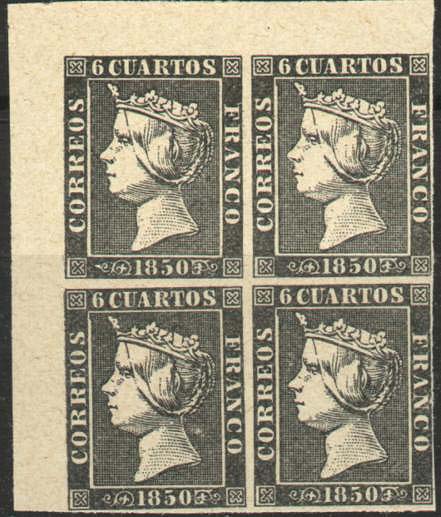 Spain 1850 - 6 Cuartos (Real Or Facsimile) - Stamp Community Forum
