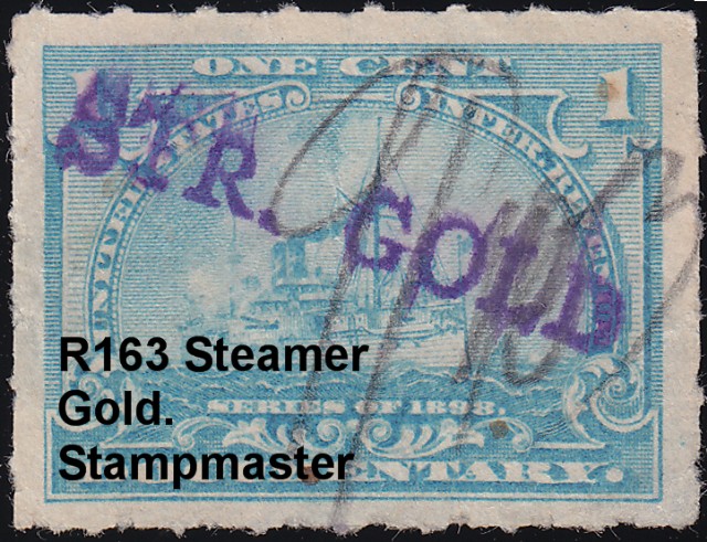 Steamer Gold R163 Cancel - Stamp Community Forum