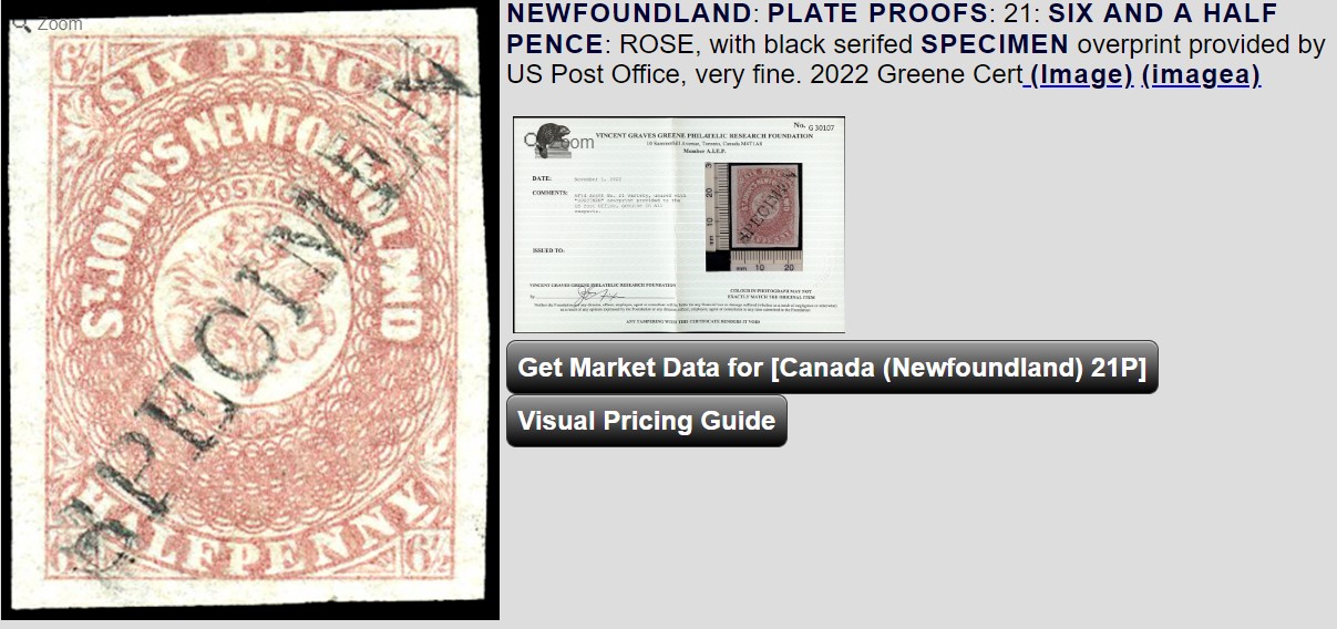 Newfoundland Specimen Stamps - Stamp Community Forum