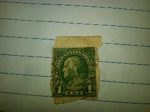 1¢ Green Franklin Stamp Scott 594 Or 596? Do I Have A Winner - Stamp ...