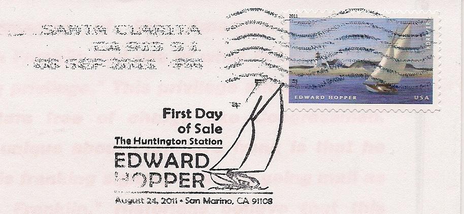 Edward Hopper Stamp Fdoi 08/24/2011 - Stamp Community Forum